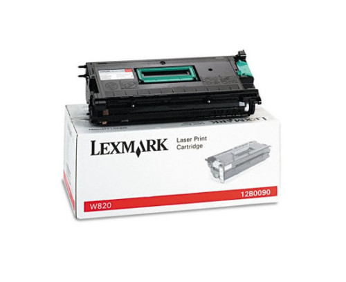 Cartouche de toner noir originale pour imprimante LEXMARK W820
