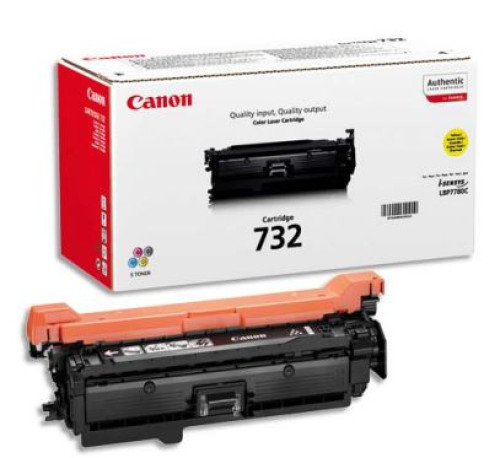 Cartouche toner jaune Canon 732 pour imprimante CANON I-Sensys LBP 7780CX