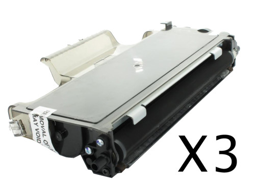 Pack de 3 cartouches de toner compatibles pour imprimante BROTHER DCP 7030