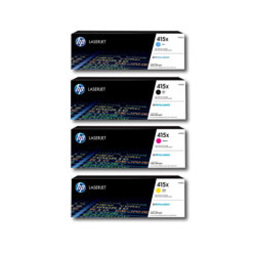 Pack Cartouches toner couleurs et noir pour imprimante HP Color ...
